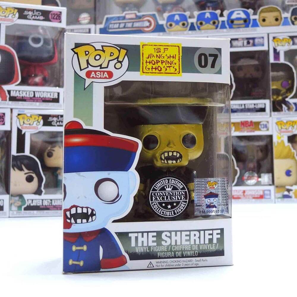 POP #07 亞洲限定 殭屍 捕快 黑衣版 稀有絕版品 - Funko POP! 彭大商城 - 台灣 Funko POP 公仔專賣店
